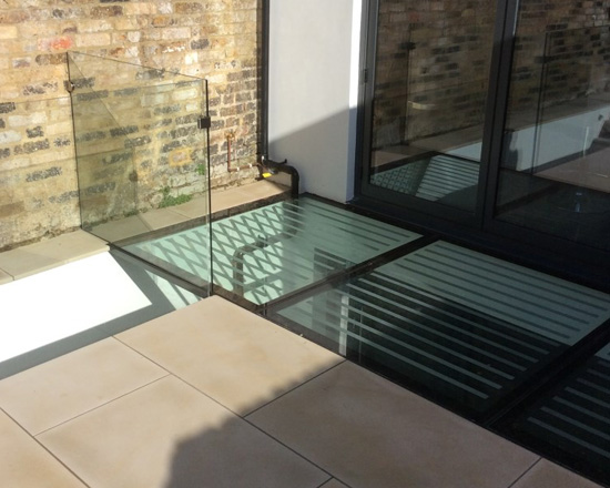 Walk on Floor Glass - Balham Glass & Joinery